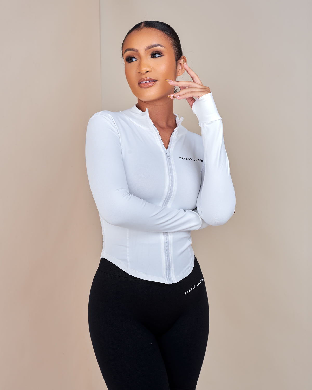 Titi Long Sleeve Training Jacket – Petals Lagos