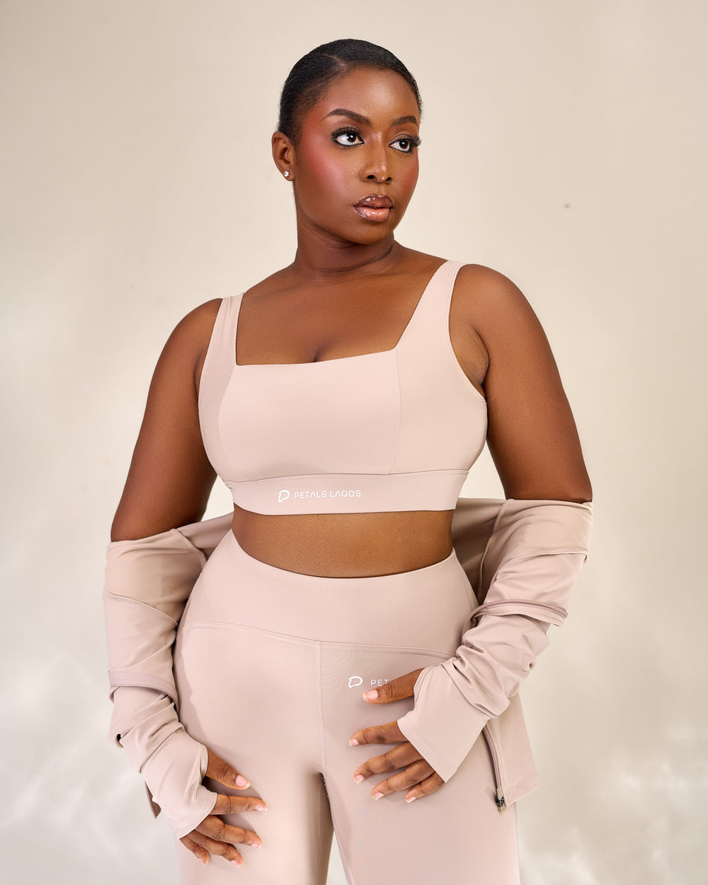 Iva Three Piece Leggings Set – Petals Lagos